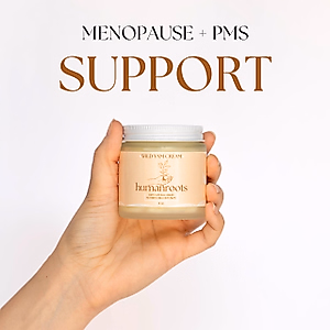 Wild Yam Cream - Menopause and PMS Support for Women, 4 oz, Organic Wild Yam Cream for Balance - Made With Chaste Tree Berry and Red Clover (Unscented/Herb-Infused)
