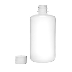 EISCO 12PK Reagent Bottles, 250ml - Narrow Mouth with Screw Cap - Polypropylene - Translucent Labs