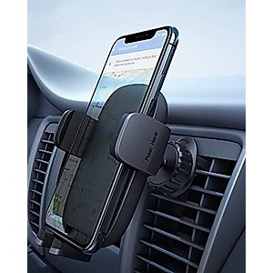 HHJ Phone Mount for Car [Super Stable & Easy] Upgraded Air Vent Clip Car Phone Holder Mount Fit for All Cell Phone with Thick Case Handsfree Car Mount for iPhone Automobile Cradles Universal