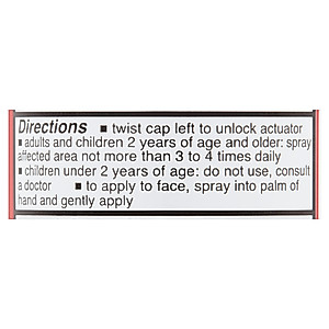 Maximum Strength 1% Hydrocortisone, with Aloe, Continuous Spray, by Equate, Compare to Cortisone-10 Quick Shot