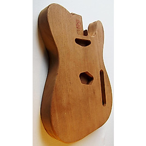 Supra-Tone Electric guitar body, TL style, unfinished, Mahogany, Made in USA