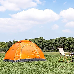 Otohiket Single Camping Tent Waterproof Backpacking Tent for 1 Person Lightweight Portable Dome Tent with and Carrying Bag for Outdoor Hunting Hiking
