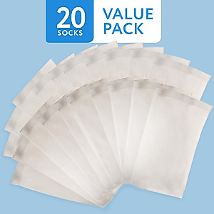 Impresa Products 20-Pack of Pool Skimmer Socks - Excellent Savers for Pool Filters, Baskets, and Skimmers - The Ideal Sock/Net/Saver to Protect Your Inground or Above Ground Pool
