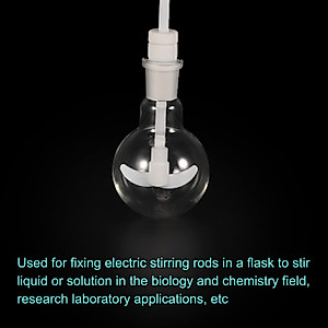 MECCANIXITY PTFE Lab Stirrer Bearing Adapter 21.5mm to 25mm Stopper for 8mm Diameter Shaft Stirring Rod