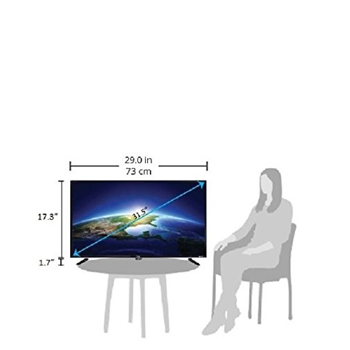 TCL 32S3800 32-Inch 720p Roku Smart LED TV (2015 Model)