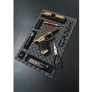 Customizable Gun Mat - Gun Cleaning Mat - EVA Foam 17 x 10.5'' - Tactical Take Down Mat