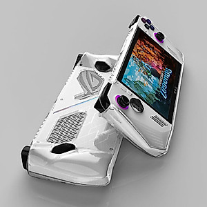 HUAYUWA Clear Protective Case Compatible for ROG Ally 7" Gaming Handheld 2023 Soft TPU Cover Case Game Console Full Pretoction Case