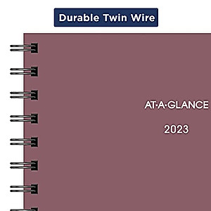 AT-A-GLANCE 2023 Weekly Planner Refill, Hourly, 12068 Day-Timer, 3-1/4" x 6-1/2", Size 2, Pocket Size, Spiral Bound, Monthly Tabs (064-287)