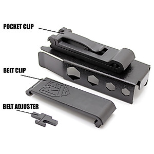 RAE GEAR - Leatherman SURGE compatible sheath UNIVERSAL BELT SIZE & ROTATABLE BELT CLIP (TOOL NOT INCLUDED)