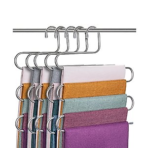 Mr. Pen- Pants Hangers Space Saving, 5 Pack, Pant Hangers Space Saving, Hangers for Pants Hanger, Pant Hanger for Pants, Hangers Pants, Jeans Hangers Space Saving, Jean Hangers Space Saving