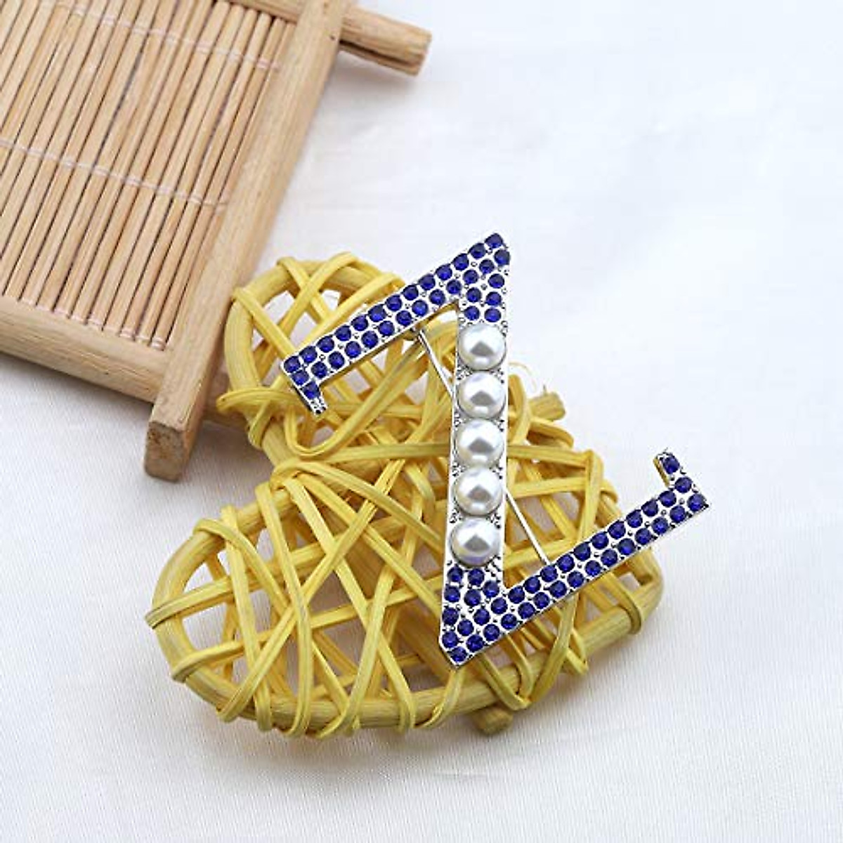 CHOORO Finer 1920 Earrings/Bracelet/Necklace 1920 Greek Sorority Jewelry Gift for Finer Women(Z brooch)