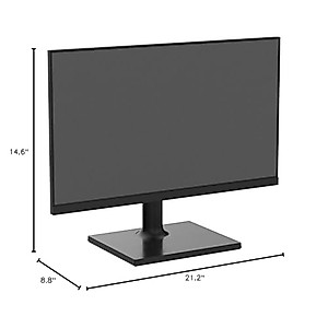 SAMSUNG FT45 Series 24-Inch FHD 1080p Computer Monitor, 75Hz, IPS Panel, HDMI, DisplayPort, USB Hub, Built-in Speakers, Height Adjustable Stand, 3 Yr WRNTY (LF24T450FZNXGO),Black