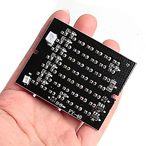 Acxico 1 pcs DC 12V 1A Invisible CCTV 48-LED Night Vision 940nm IR Infrared Illuminator Light + Wire 60cm