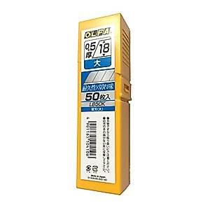 2X OLFA LB-50 18mm Snap Off Blades 50PC Spare Blades | 100 Blades Total | Made in Japan