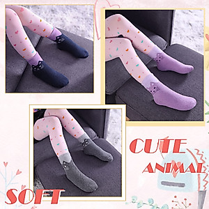 DYW Kids Merino Wool Hiking Socks Toddlers Boys Girls Winter Warm Thick Thermal Soft Cozy Crew Boot Socks 6 Pairs (6 Pairs Cat A, 8-12 Years Old)