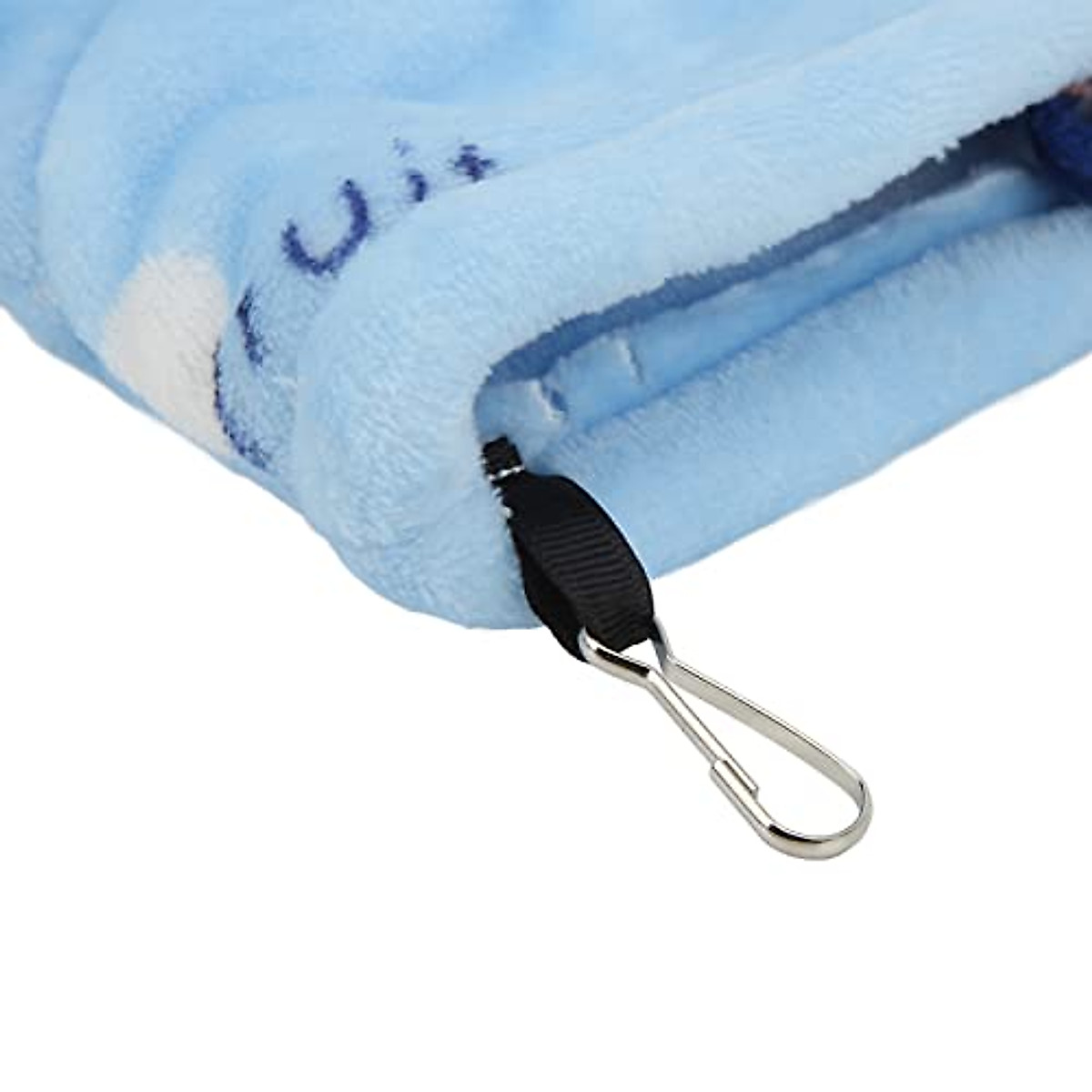 Hamster Sleeping Pouch, Flannel Warm Hamster Sleeping Bag Soft Hideout Small Pet Hanging Nest Bed with Hooks for Hamster Rat Gliders Small Pets