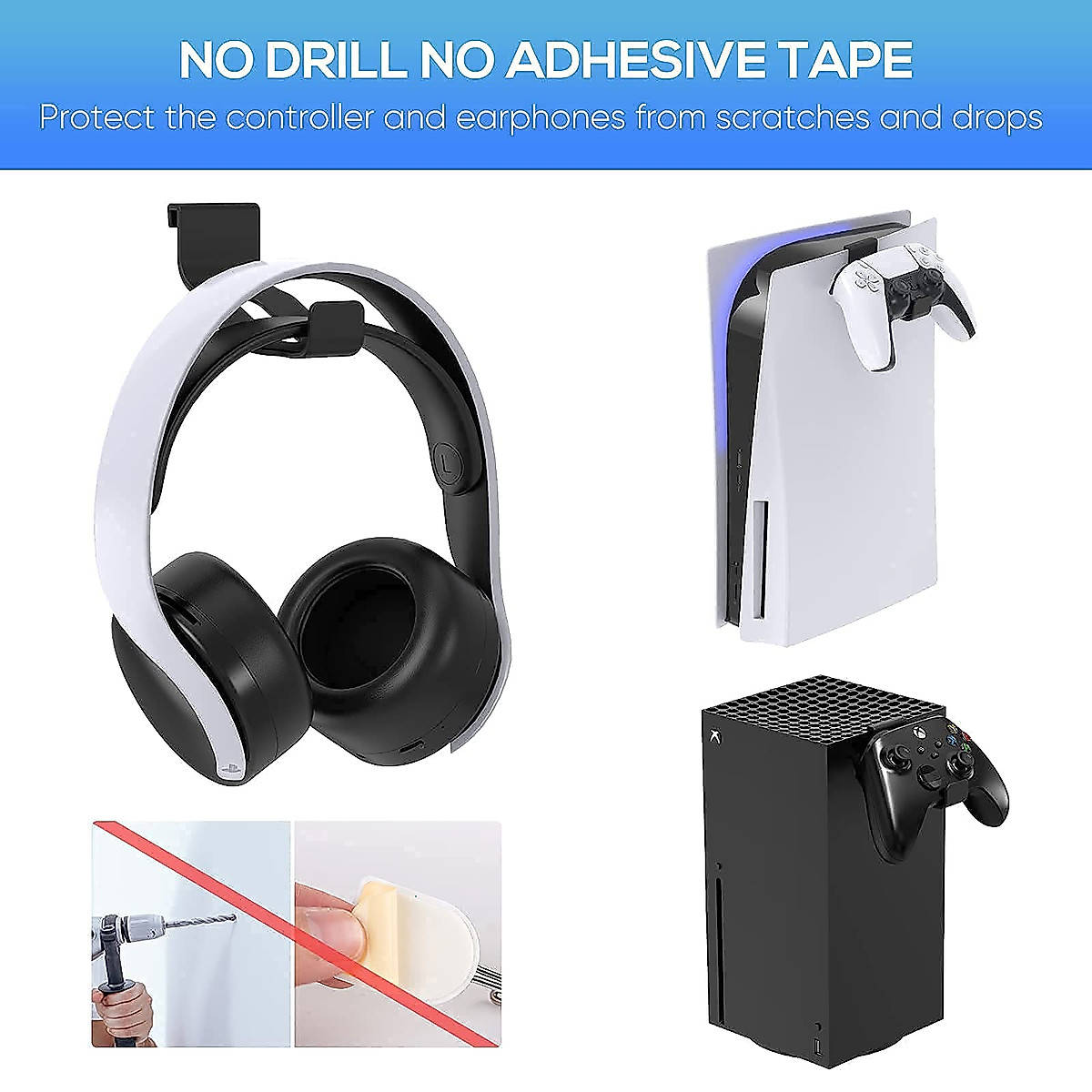 FASTSNAIL Game Controller Holder (2pack)