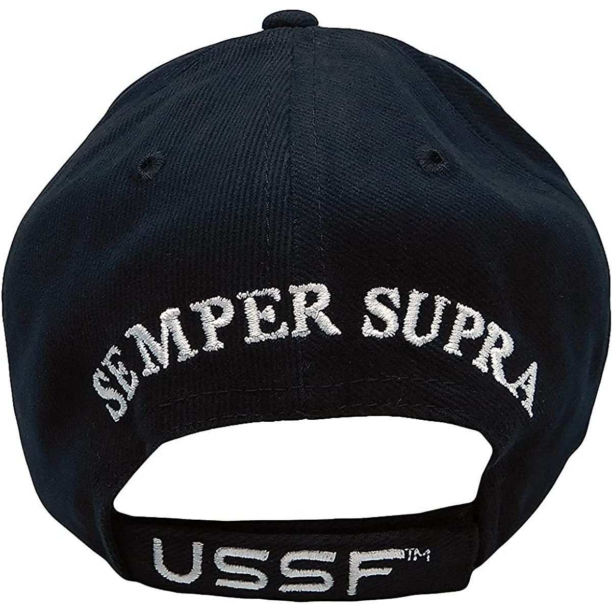 Flakita's Novelties United States Space Force Always Above Semper Supra Embroidered Baseball Cap Hat [EE] Black