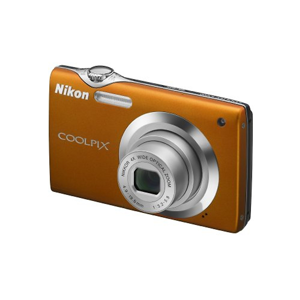 Nikon Coolpix S3000 12 MP Digital Camera with 4x Optical Vibration Reduction (VR) Zoom and 2.7-Inch LCD (Orange)