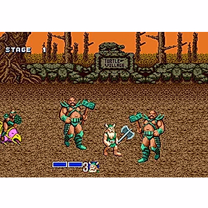 Golden Axe (Sega Genesis / Mega Drive) - Reproduction Video Game Cartridge