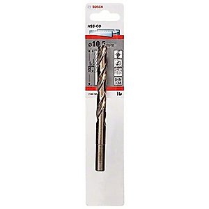 Bosch 2608585866 Metal Drill Bit Hss-Co 10, 5mmx3.43In