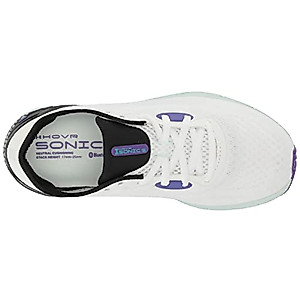 Under Armour Women's HOVR Sonic 5, White/Grape, 9 Medium US