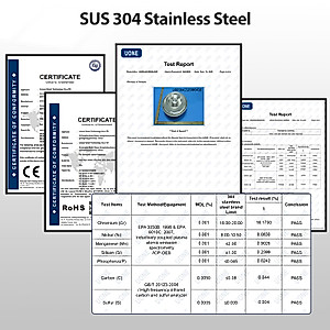 ORSDA Cat Water Fountain Stainless Steel, 2L/67oz Pet Fountain for Cats Inside, Automatic Dog Drinking Dispenser Cat Feeding & Watering Supplies with 2 Filter