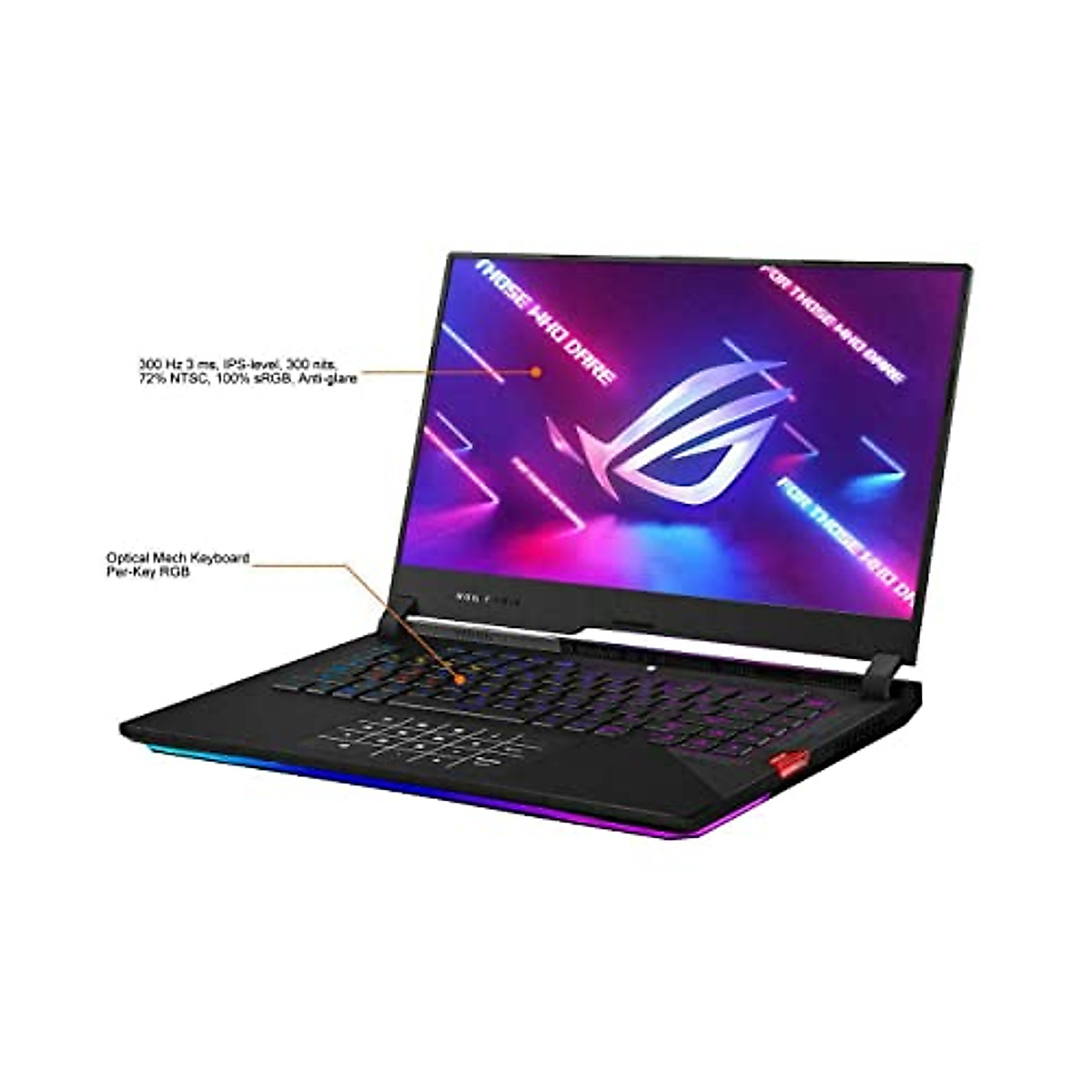 ASUS ROG Strix Scar 15 (2021) Gaming Laptop, 15.6" FHD Display, NVIDIA GeForce RTX 3080 (130W ), AMD Ryzen 9 5900HX，with Marvel’s Spider-Man Remastered GeForce RTX Bundle(64GB RAM | 4TB PCIe SSD)