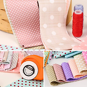 Jelly Roll Fabric, Roll Up Cotton Fabric Quilting Strips, Jelly Roll Fabric Strips for Quilting, Patchwork Craft Cotton Quilting Fabric, Patchwork Fabric Sets with Different Patterns