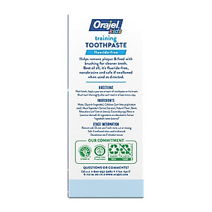 Orajel Toddler Training Toothpaste Tooty Fruity Flavor 1.50 Oz
