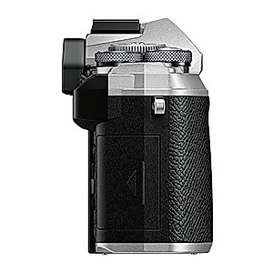 OM System OM-5 Silver Micro Four Thirds System Camera Outdoor Camera Weather Sealed Design 5-Axis Image Stabilization 50MP Handheld High Res Shot