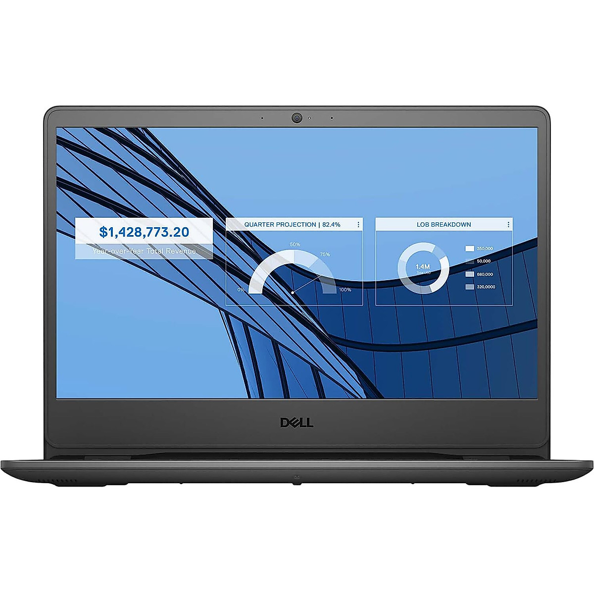 Dell Vostro 3400 14.0" HD Business Laptop (4-Core Intel i5-1135G7, 16GB RAM, 512GB PCIe SSD + 1TB HDD, GeForce MX330, Backlit KB, AC WiFi, Bluetooth, Webcam, SD Reader, USB 3.1, Win 11 Pro)