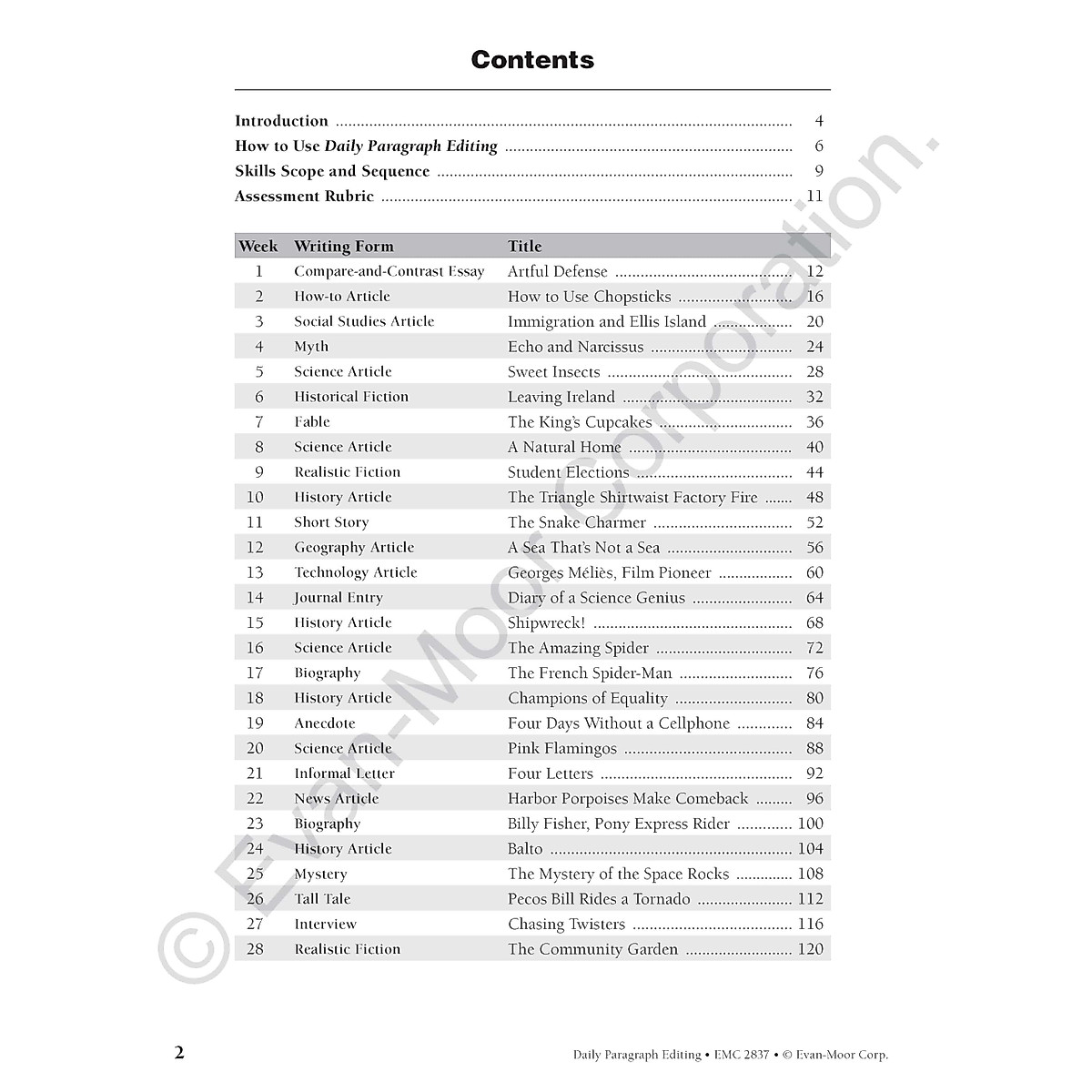 Evan-Moor Daily Paragraph Editing, Grade 7