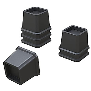 Whynonap Bed Risers 3 Inch Set of 9, Heavy Duty Bed Elevators Lifts Up 3,000 lbs Furniture Riser for Sofa and Table, Black