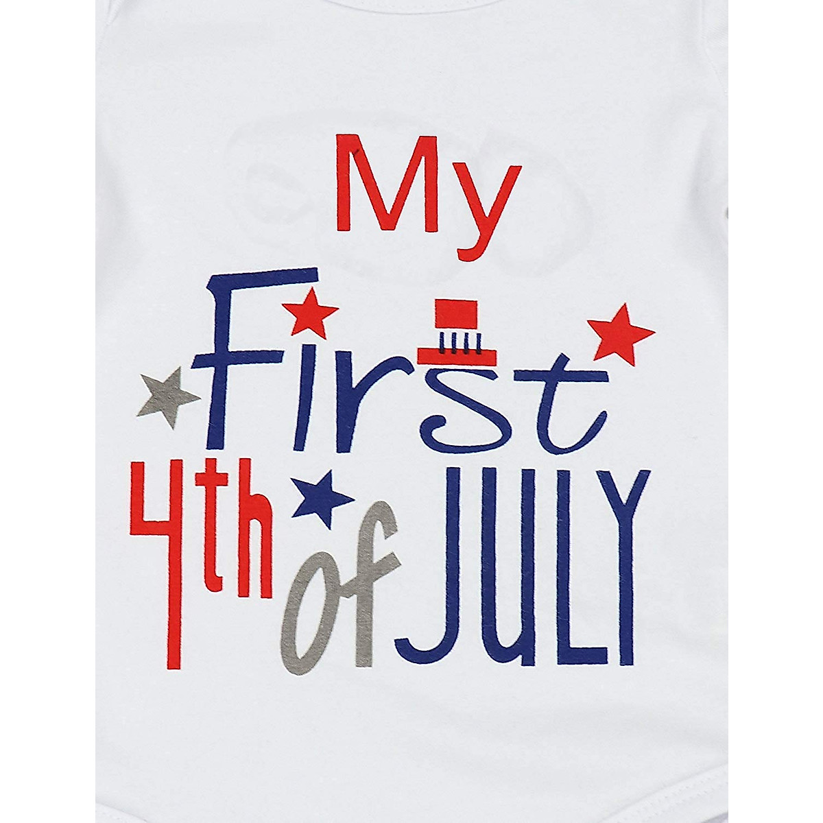 Gavol 4th of July Baby Boy Outfits My First 4th of July Bodysuit + Stars Stripe Short Newborn Infant Boy Summer Outfits for 3-6 Months
