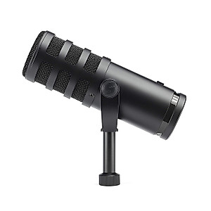 Samson Q9U XLR/USB Dynamic Broadcast Microphone Bundle with Pop Filter and Broadcast/Webcast Boom Arm with XLR Cable