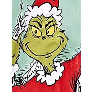 The Grinch Dr. Seuss Toddler Infant Christmas Footed Blanket Sleeper Pajamas (5T, Red)