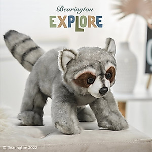 Bearington Lil' Rocko Small Plush Stuffed Animal Raccoon, 7 inches