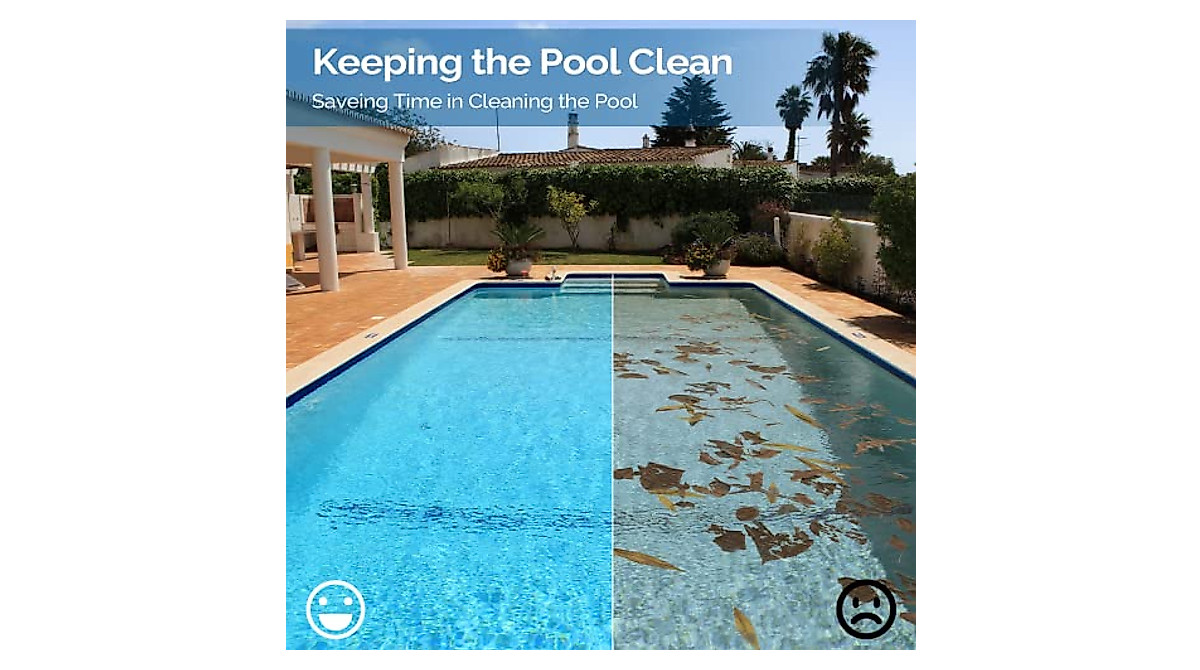 VINGLI 12Mil Solar Pool Cover 18x36 ft for Inground & Above-Ground Pools