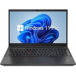 Lenovo ThinkPad E15, Intel Core i5-1135G7, Intel Iris Xe Graphics, 15.6" FHD Anti-Glare Low Blue Light Display, Ethernet Port, Thunderbolt 4, Windows 10 Pro(32GB RAM | 1TB SSD)