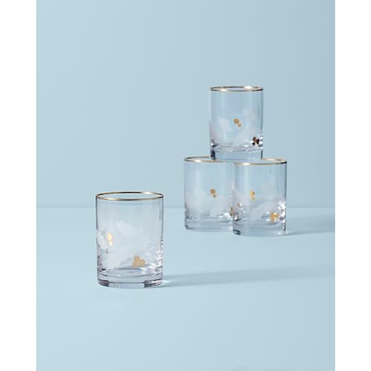 Lenox 886861 Holiday Gold 4-Piece Double Old Fashioned Set