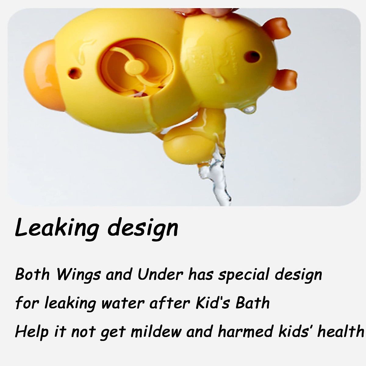 3 Pack Duck Bath Toys, Bathtub Toys for Baby Toddler, Wind Up Bathing Water Toy Bath Swimming Duck Toy, Swimming Tub Bathtub Pool Cute Swimming Toys for Boys Girls