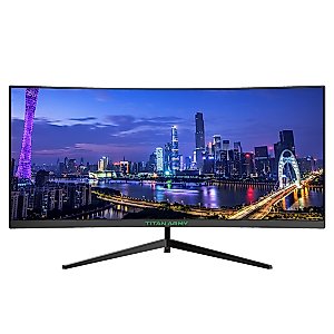 TITAN ARMY 30-Inch Ultrawide Curved Gaming Monitor 25601080 UWFHD 21:9 Radeon FreeSync Certified 1800R VA Panel