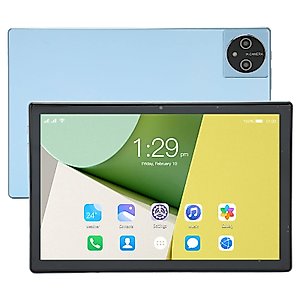 Vikye 10.1 Inch HD Tablet, 1960x1080 FHD FHD Tablet 8 Core CPU 8GB RAM 256GB ROM 7000mAh Battery 4G Calling Tablet (US Plug)