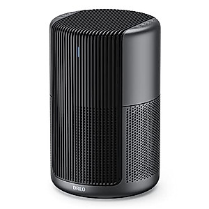 Dreo Air Purifiers for Bedroom Home Large Room, H13 True HEPA Filter for Allergies Pets, 283 ft² Coverage, 20dB Quiet Operation with 360° Filtration, Graphite, 9.84 * 9.84 * 15.2, (DR-HAP002DB)