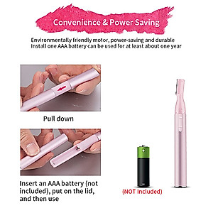 MEIYIXIN Electric Eyebrow Trimmer for Women Facial Eyebrow Razor Wholebody Chin Lips Neck Bikini-line Armpit Eyebrow Epilator