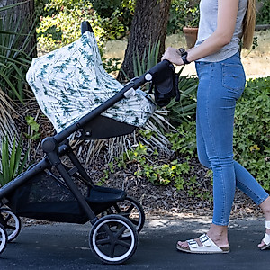 Pobi Baby Premium Multi-Use Cover - Nursing Cover, Baby Car Seat Covers, Shopping Cart, High Chair, and Breastfeeding Cover - Ultra-Soft, Stretchy, Woodland Scarf for Baby and Mom (Magical Woods)