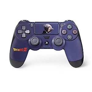 Skinit Decal Gaming Skin Compatible with PS4 Controller - Officially Licensed Dragon Ball Z Trunks Portrait Design