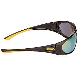 DPG98 Gable™ Safety Glass - Black/Yellow Frame - Yellow Mirror Lens