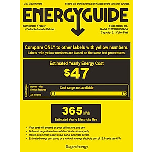 Summit Appliance CT663BKCSSADA ADA Compliant Built-in Undercounter Refrigerator-Freezer for Residential Use, Cycle Defrost w/Deluxe Interior, Stainless Steel Exterior, and Towel Bar Handle